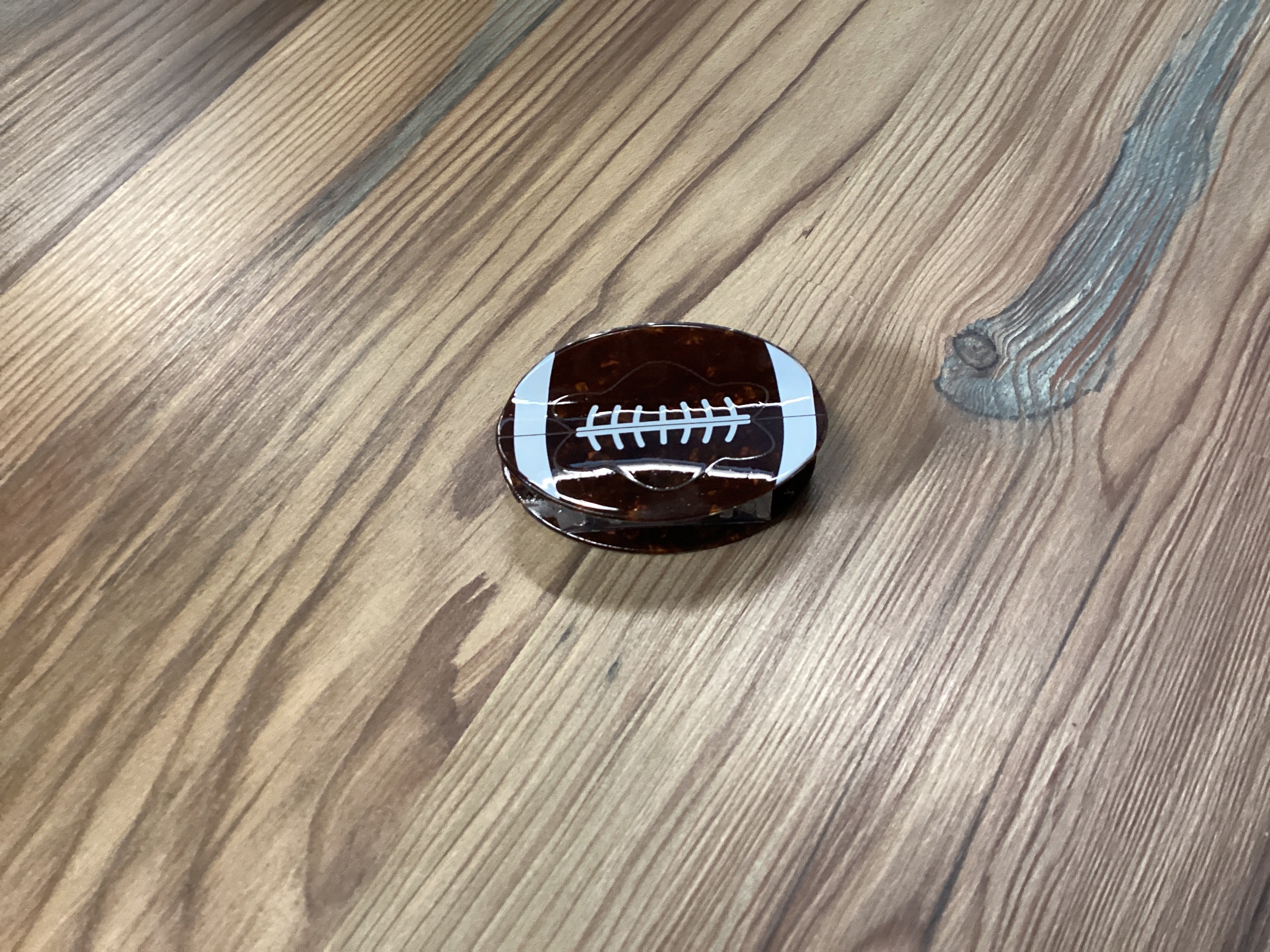 Marble Football Clip – The Teal Tail